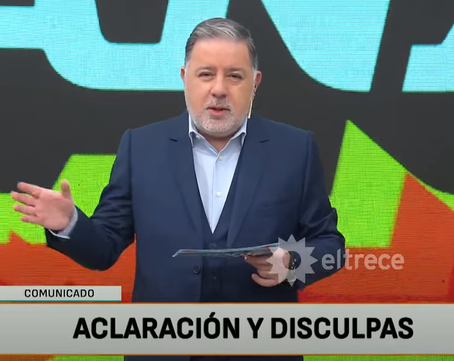 Con un breve discurso, Fabián Doman pidió perdón: "no hacemos nosotros ...
